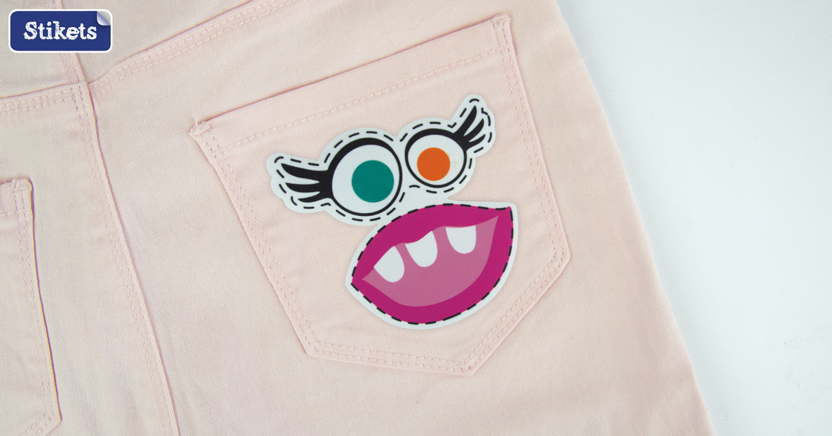 Toppa patch termoadesiva stirare monster girl - Stikets