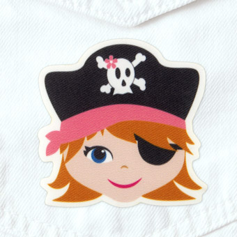 Patch termoadesiva Bambina pirata - Stikets